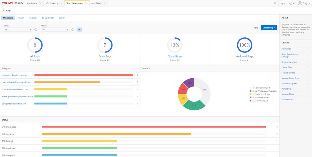 Oracle APEX Data Visualisation and Reporting Oracle APEX Data Visualisation and Reporting